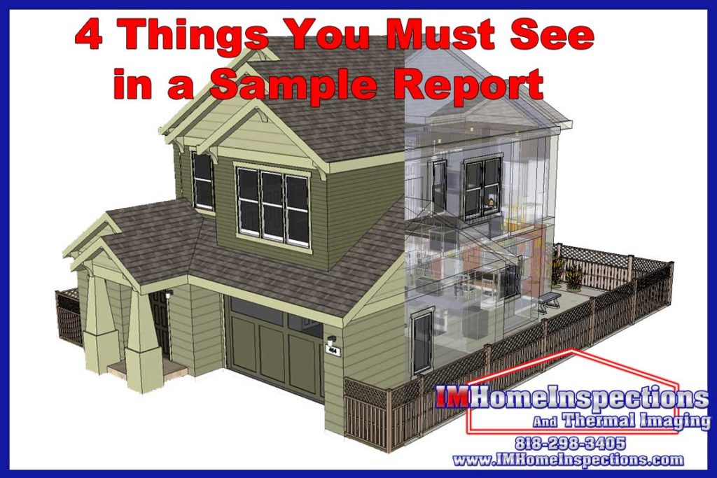 4 Things you Must See in a Sample Report - IM Home Inspections